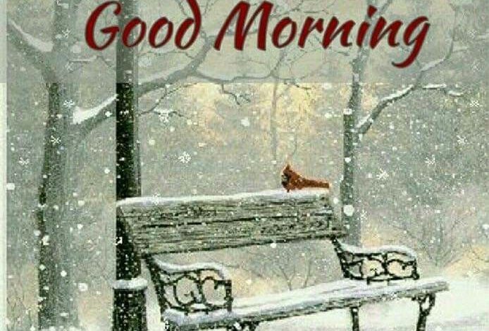 good morning snow photo – Namegif.com